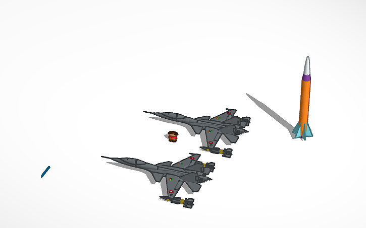 3D design military - Tinkercad