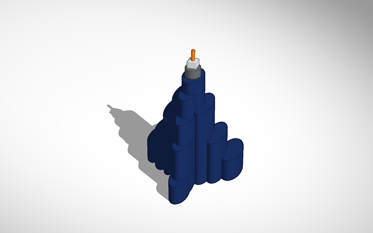3D design Burj Khalifa - Tinkercad