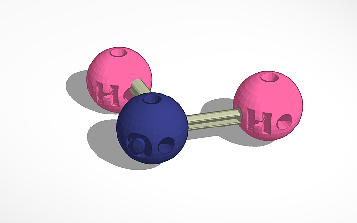 3D design H2O - Tinkercad