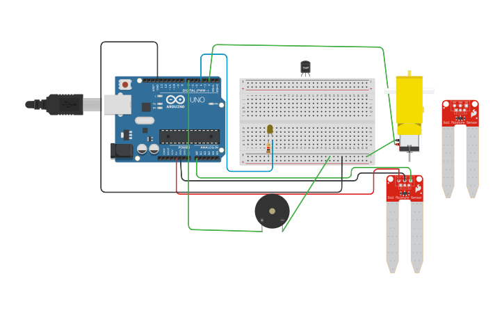 Circuit design ejercicio 2 - Tinkercad