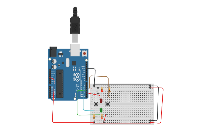 Circuit design if/else - Tinkercad
