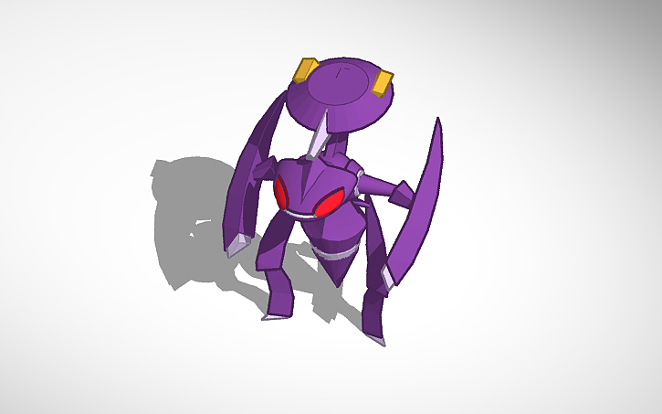 3D design Genesect - Tinkercad