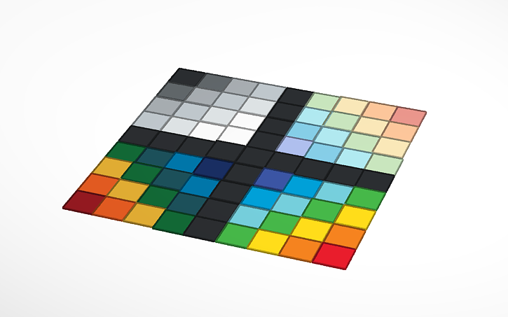 3D design colors - Tinkercad