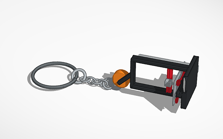 3D design Copy of Keychain - Tinkercad