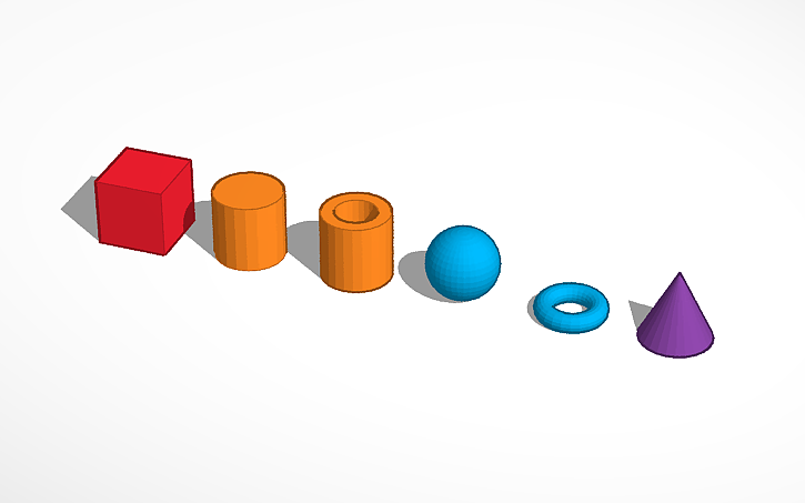 3D design Introduction to 3D Primitive Shapes - Tinkercad