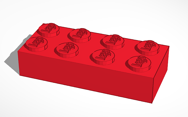 3D design Lego Brick - Tinkercad