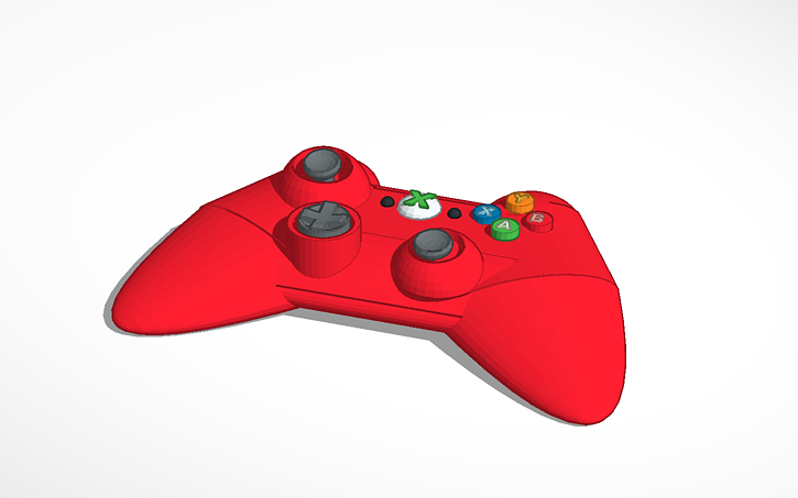 3D design XBox Controller - Tinkercad