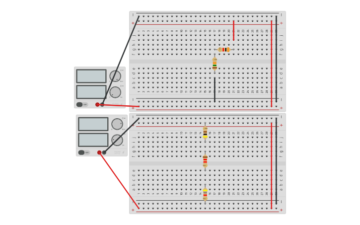 Circuit design Comprobación ThinkerCad | Tinkercad