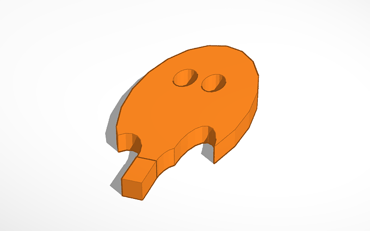 3D design ghost - Tinkercad
