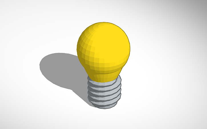 3D design Bulb - Tinkercad