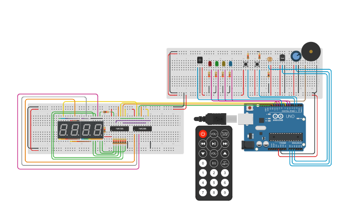 Circuit design Rich Shield Arduino - Tinkercad
