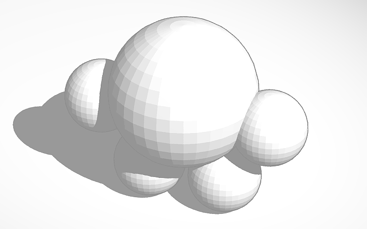 3D design Untextured Model thing | Tinkercad