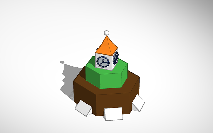 3D design final watch tower - Tinkercad