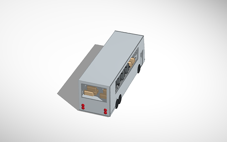 3D design Copy of Coach Bus - Tinkercad