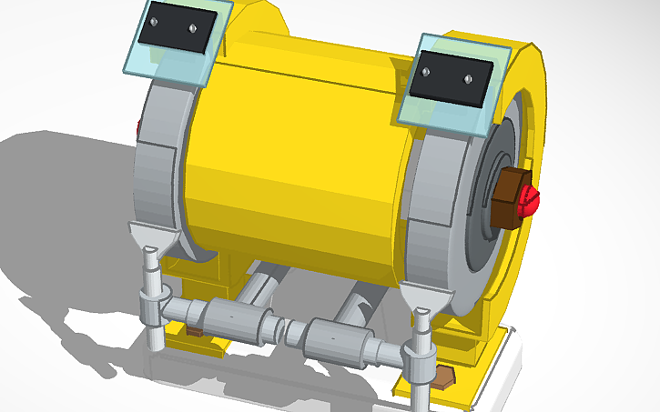 3D design Bench Grinder Machine - Tinkercad
