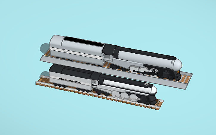 3D design Empire State Express NYC J3a-Dreyfuss Streamlined Hudson No ...