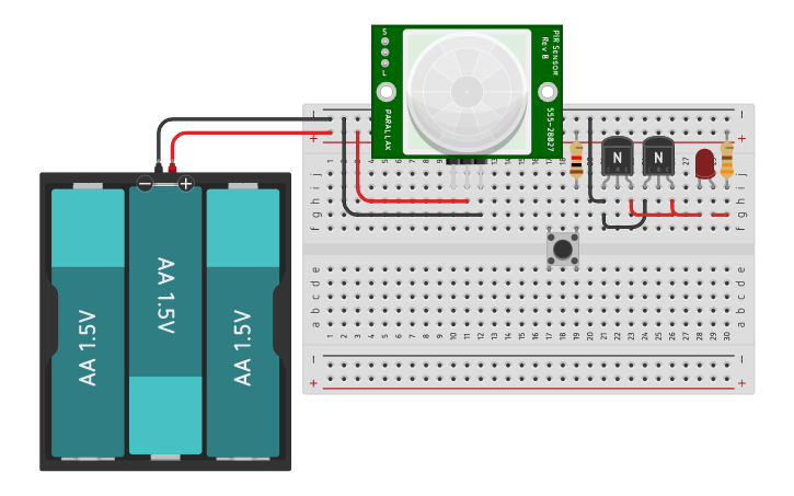 Circuit design Smart Doorbell - Tinkercad
