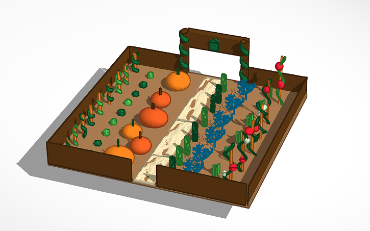 3D design Jefferson County Garden - Tinkercad