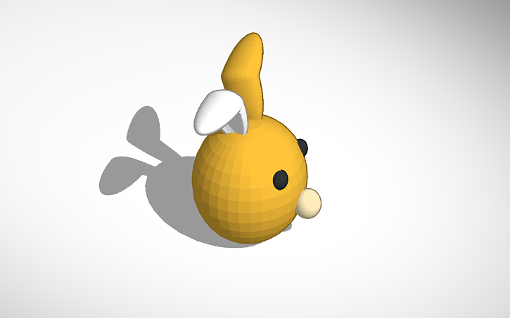 3d Design Rabbit Tinkercad