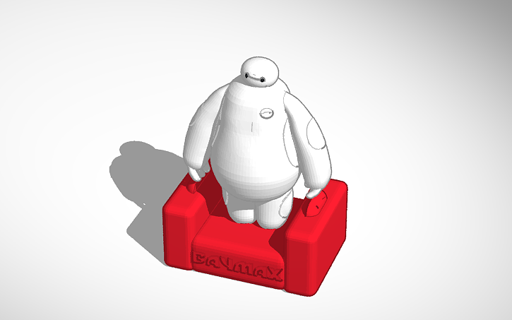 3D design Baymax - Tinkercad