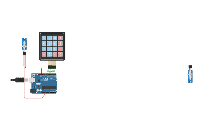 Circuit Design Password Lock Door Opner Tinkercad