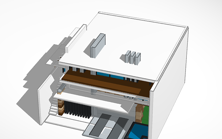 3D design Casa Moderna - Tinkercad