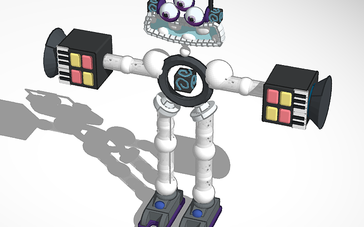 3D design Clubbox (T-pose) - Tinkercad