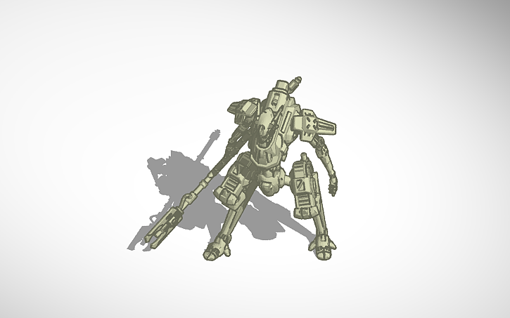 3D design Battle Mecha Robot/Terminator! - Tinkercad