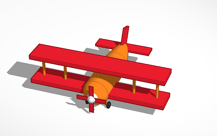 3D design plane - Tinkercad
