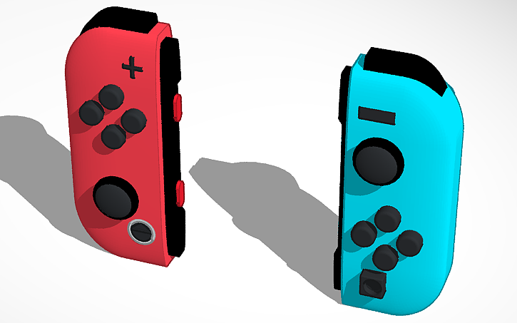 3D design nintendo joy cons - Tinkercad
