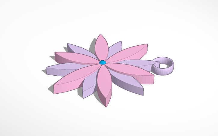 3D design Flower - Tinkercad