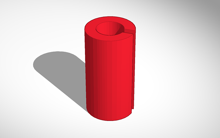 3D Design Z Coupler Insert 8mm To 5mm Reduction Tinkercad