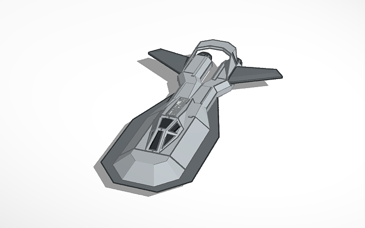 3D design Generic spaceship 24 - Tinkercad