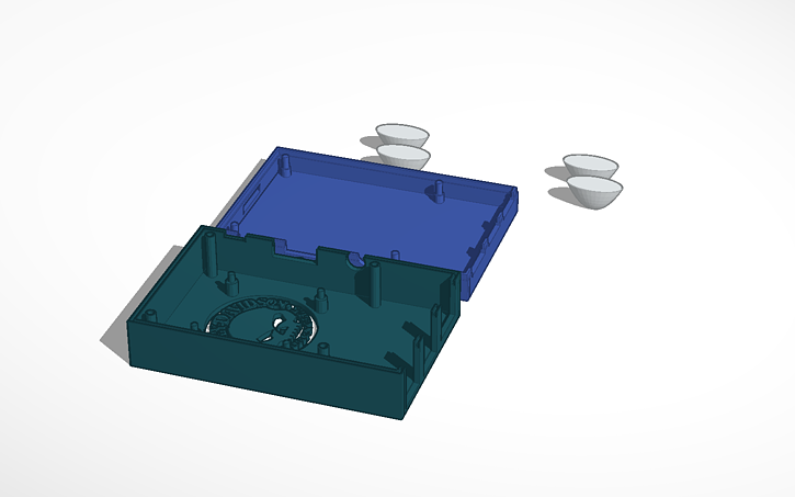 3D design Raspberry Pi 3 HD1 - Tinkercad