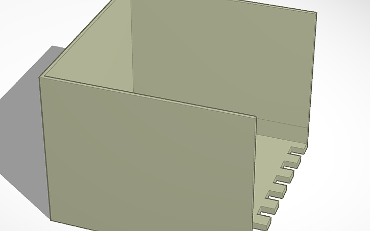 3D design base left lid powermatic 3 - Tinkercad