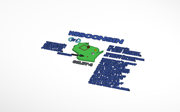 3D design wisconsin project - Tinkercad