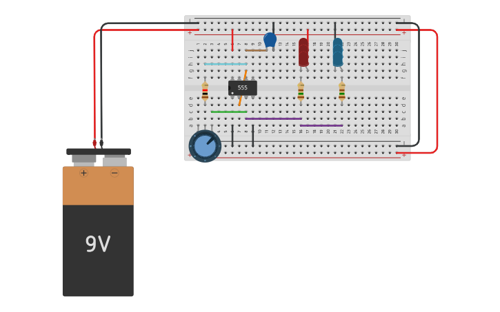 Circuit Design 555 Timer Ic Tinkercad