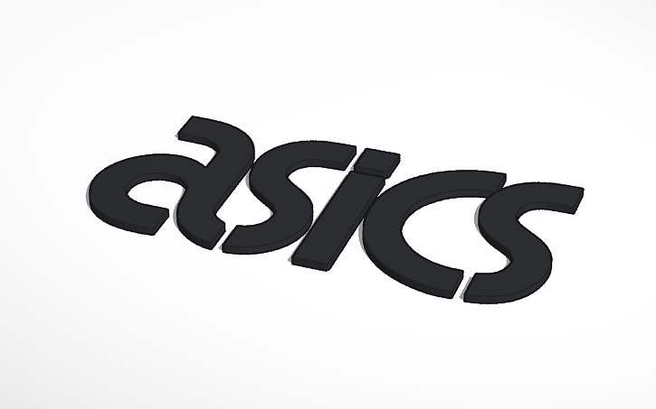 3D design Asics Logo (1977) | Tinkercad