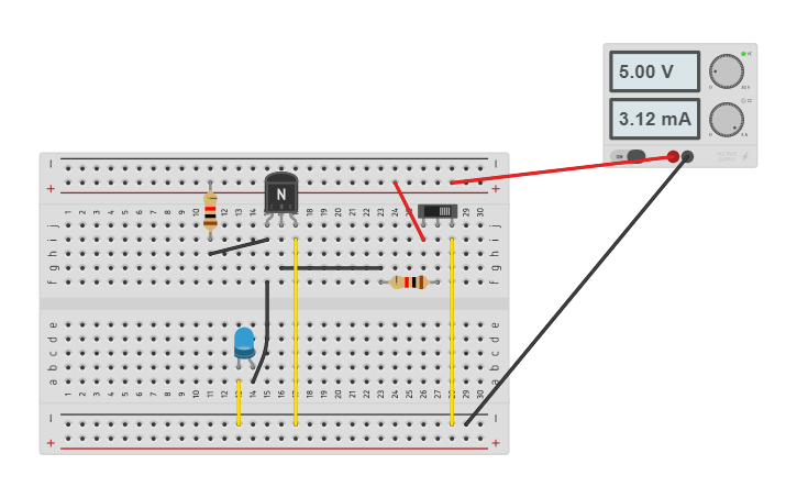 Circuit Design Задание 1 Tinkercad