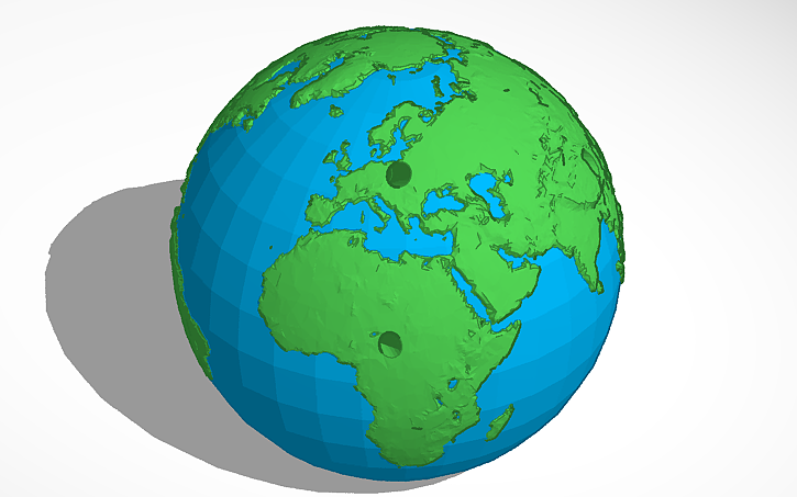 3D design tierra - Tinkercad