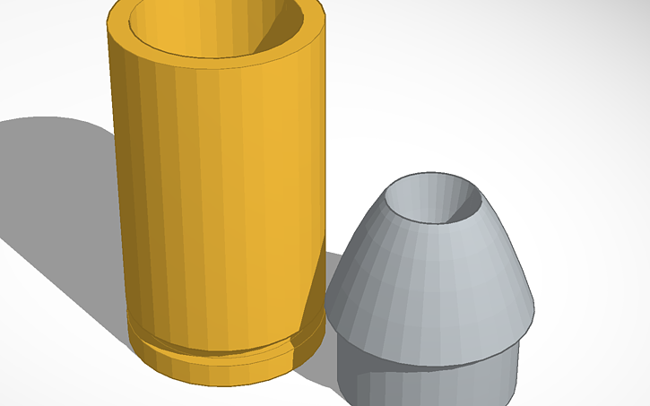 3D design Bullet Box (25 mm) - Tinkercad