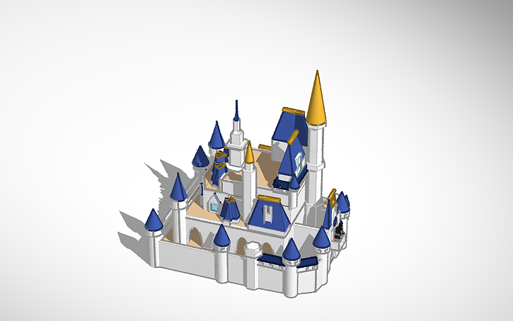 3D design Disney Castle | Tinkercad