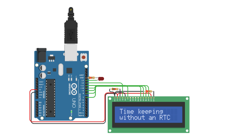 Circuit Design Copy Of Timekeeping Without An Rtc Tinkercad