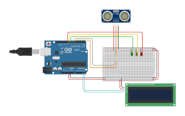 Circuit design Final ICT project-lamp - Tinkercad