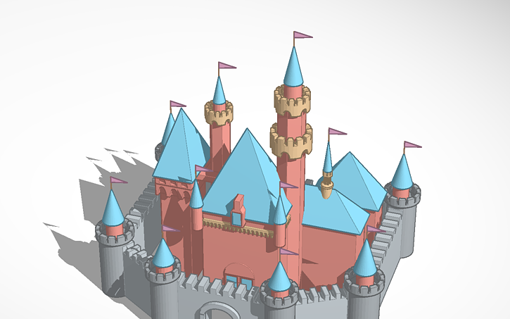 3D design Penguin at Sleeping Beauty Castle in Disneyland - Tinkercad