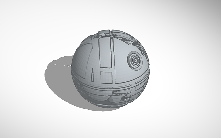 3D design Unfinished Death Star ( ll ) | Tinkercad