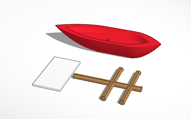 3D design Sail Boat - Tinkercad