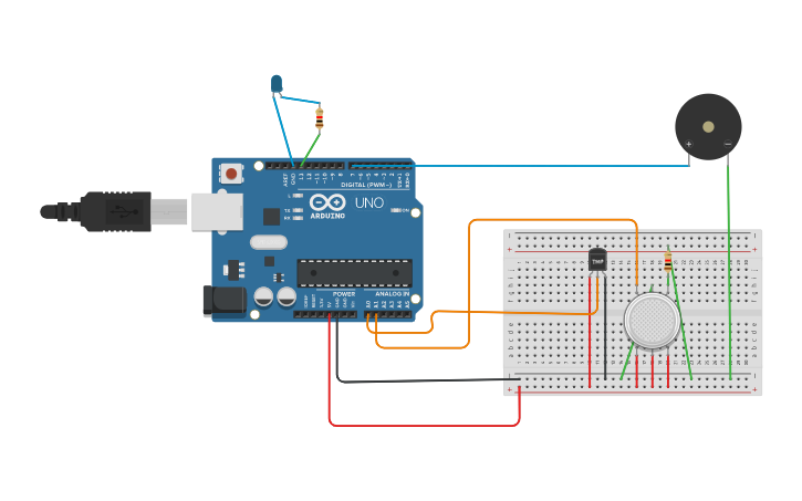 Circuit Design Group 8 Fire Alarm System Using Arduino Tinkercad