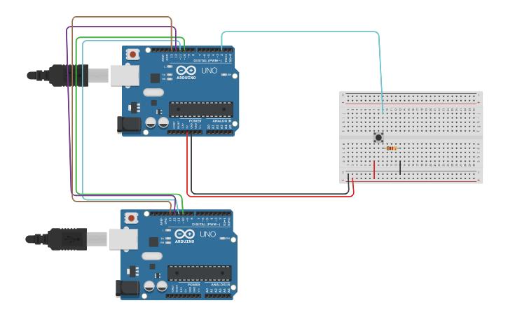 Circuit Design Spi Communication Protocol Tinkercad