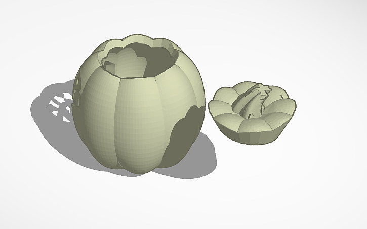 3D design NGTB Pumpkin - Tinkercad